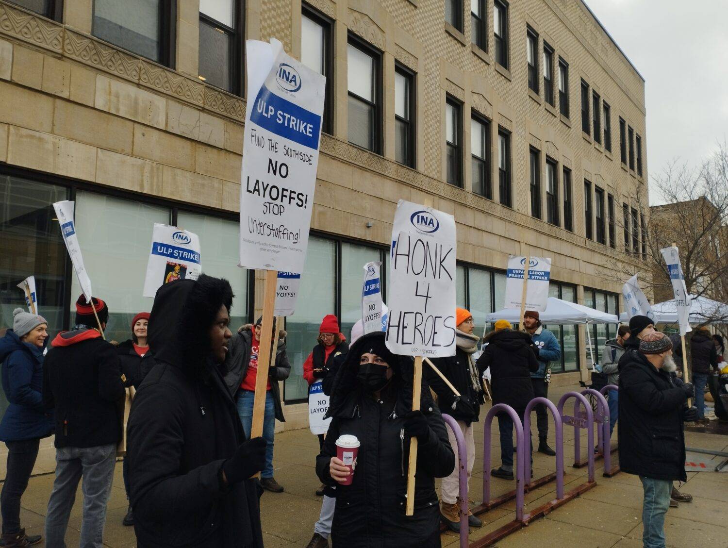 LGBTIQA+ Health Center Union Protests Layoffs - F Newsmagazine