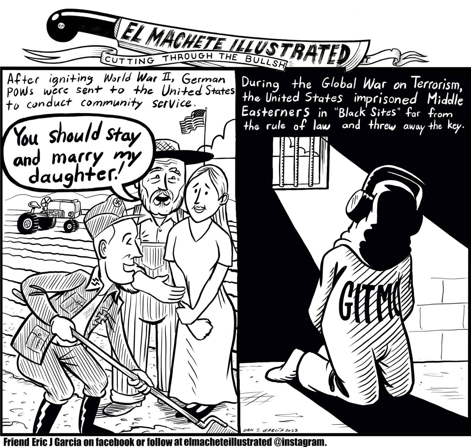 El Machete Illustrated – POWs - F Newsmagazine