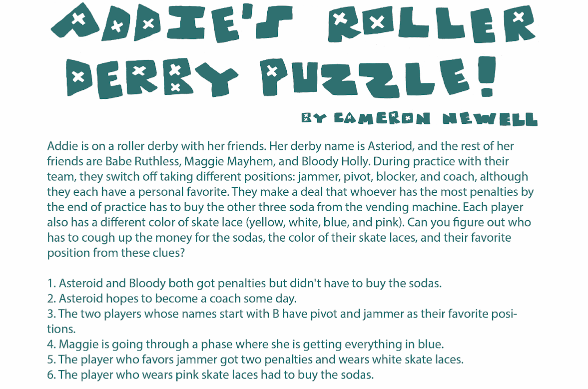 Derby Puzzle Solution and Solving Steps - F Newsmagazine